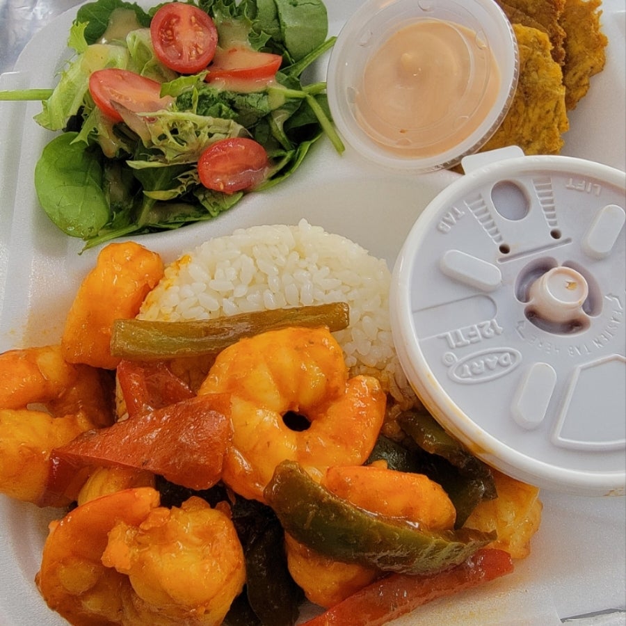 Shrimp (Camaron) Rice Entree | Mi Casa Kitchen